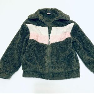 wonder nation | Jackets & Coats | Wonder Nation Green Teddy Jacket ...